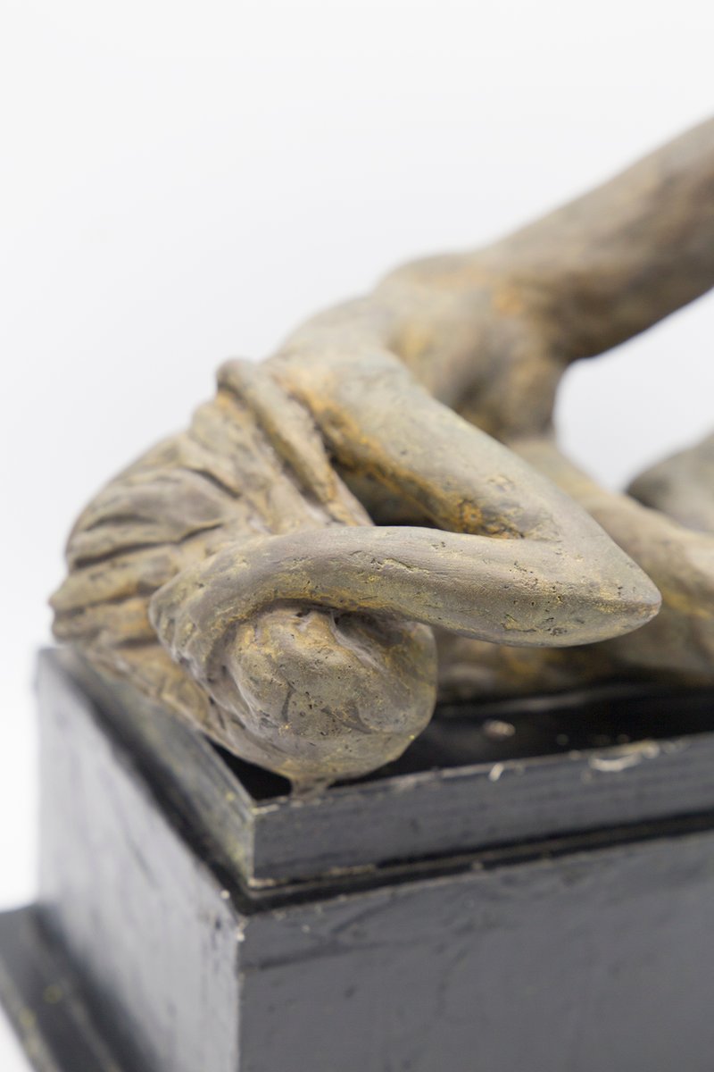 Biagio Romeo, Figure, 1960s, Bronze for sale at Pamono