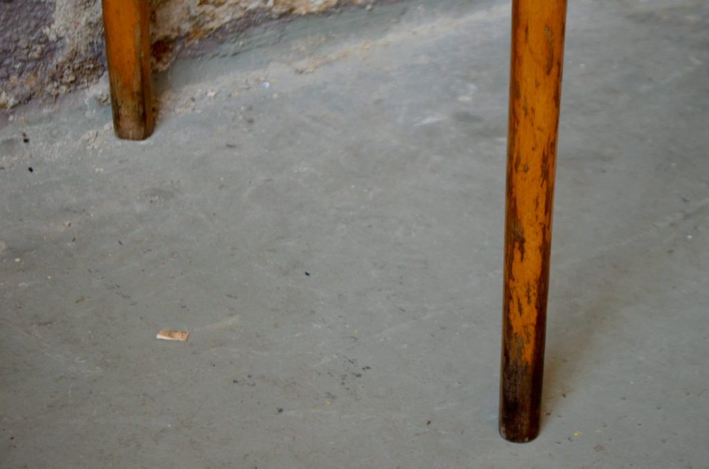 Vintage Formica Table with Compass Legs, 1960s for sale at Pamono