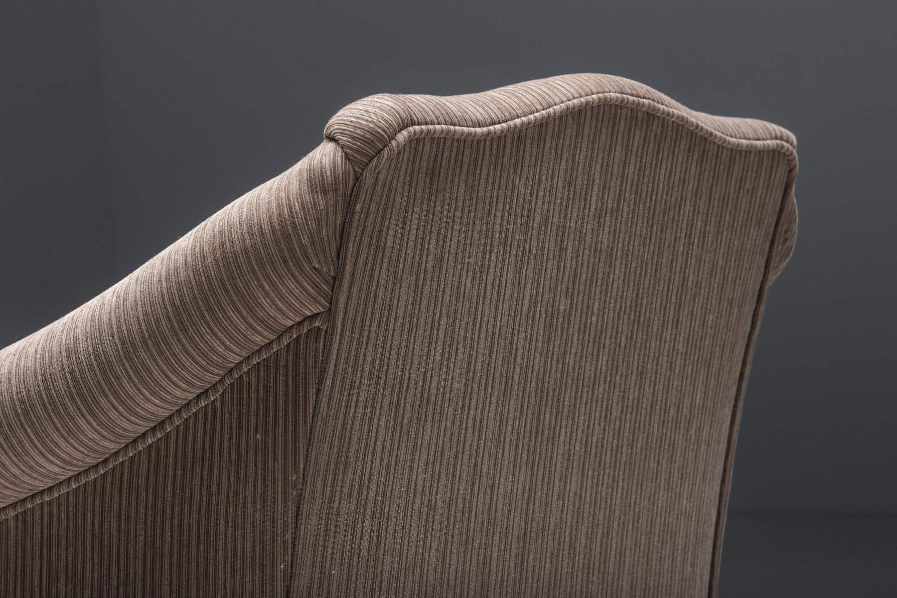 Poltrona in legno a righe, Europa, anni '50 in vendita su Pamono