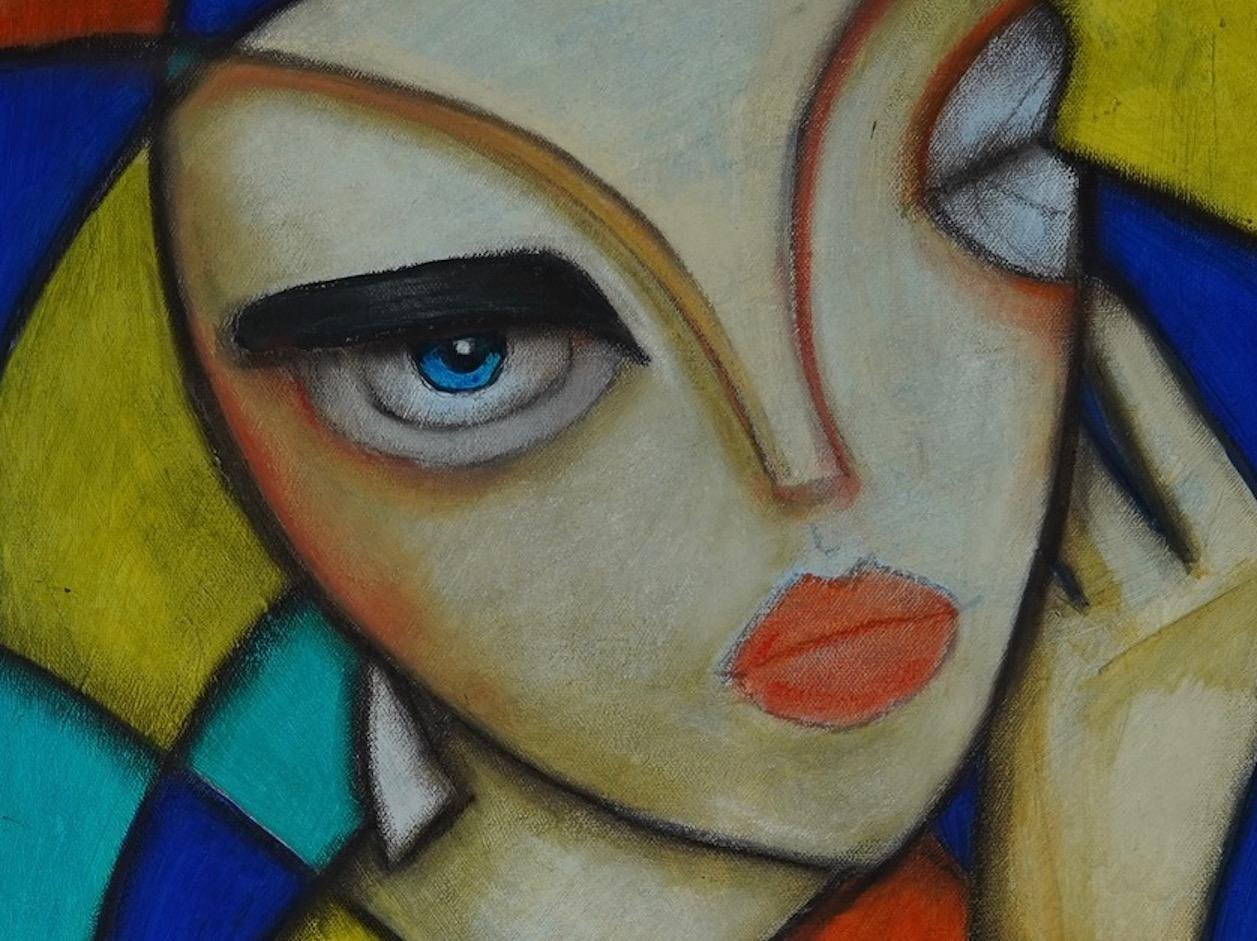 Samantha Millington, Tamara, 2022, Oil, Acrylic & Pastel on Canvas for ...