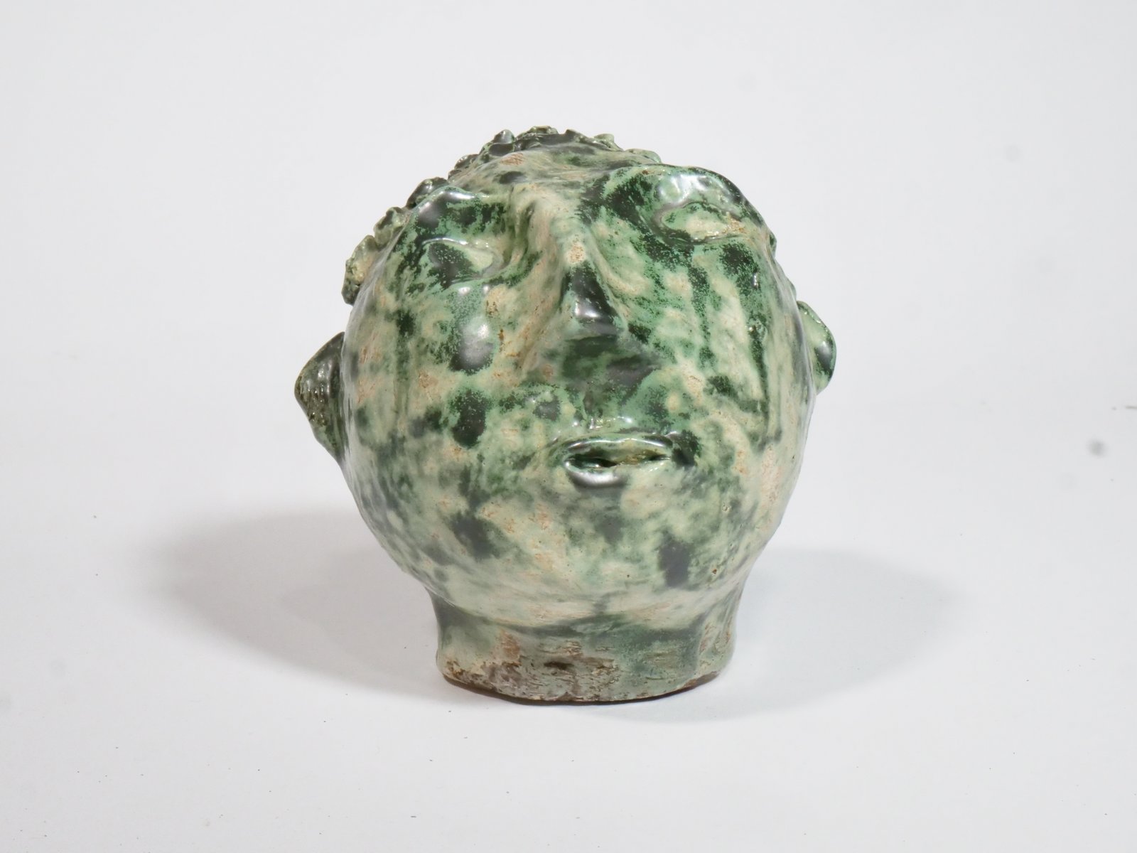 Danish Handmade Clay Head, 1960s for sale at Pamono