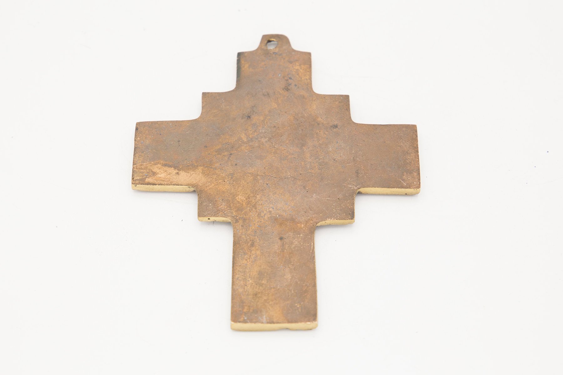 Croce vintage in ottone per Il Sestante di Arnaldo Pomodoro e Giò ...