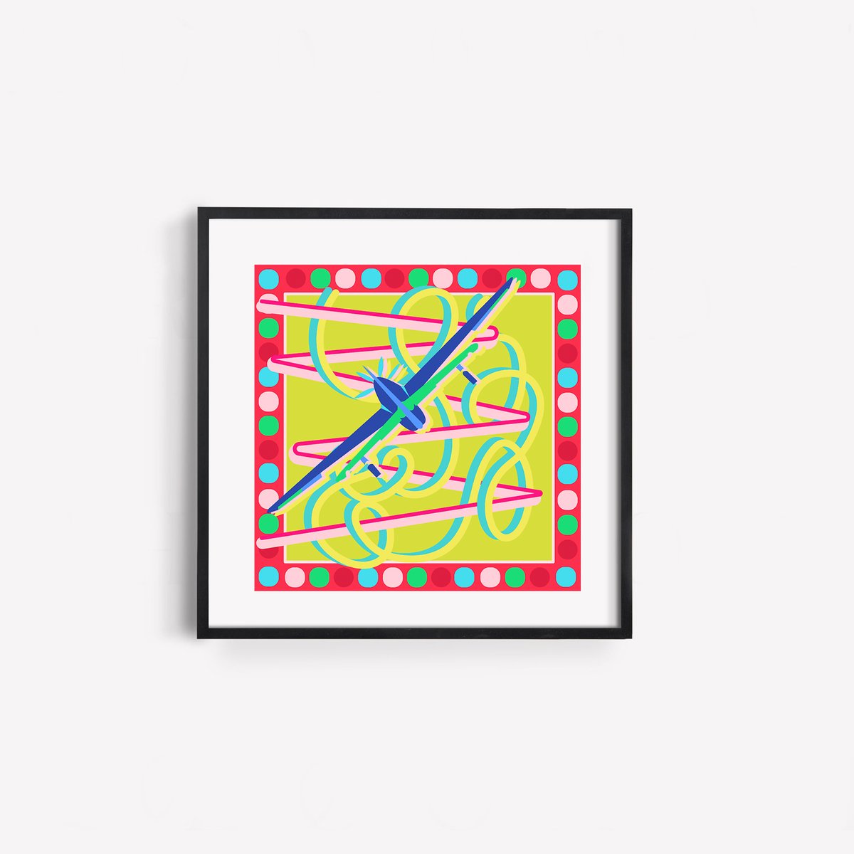 Alto Duo, Bubble Gum, Art Print for sale at Pamono