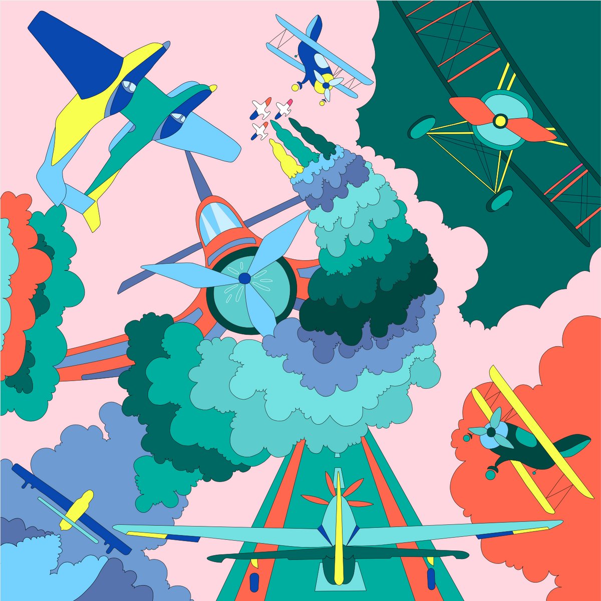 Alto Duo, Meeting Aerien, Art Print for sale at Pamono