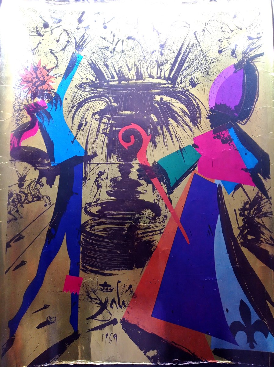 Salvador Dali, Abstract Figures, 1969, Lithograph for sale at Pamono