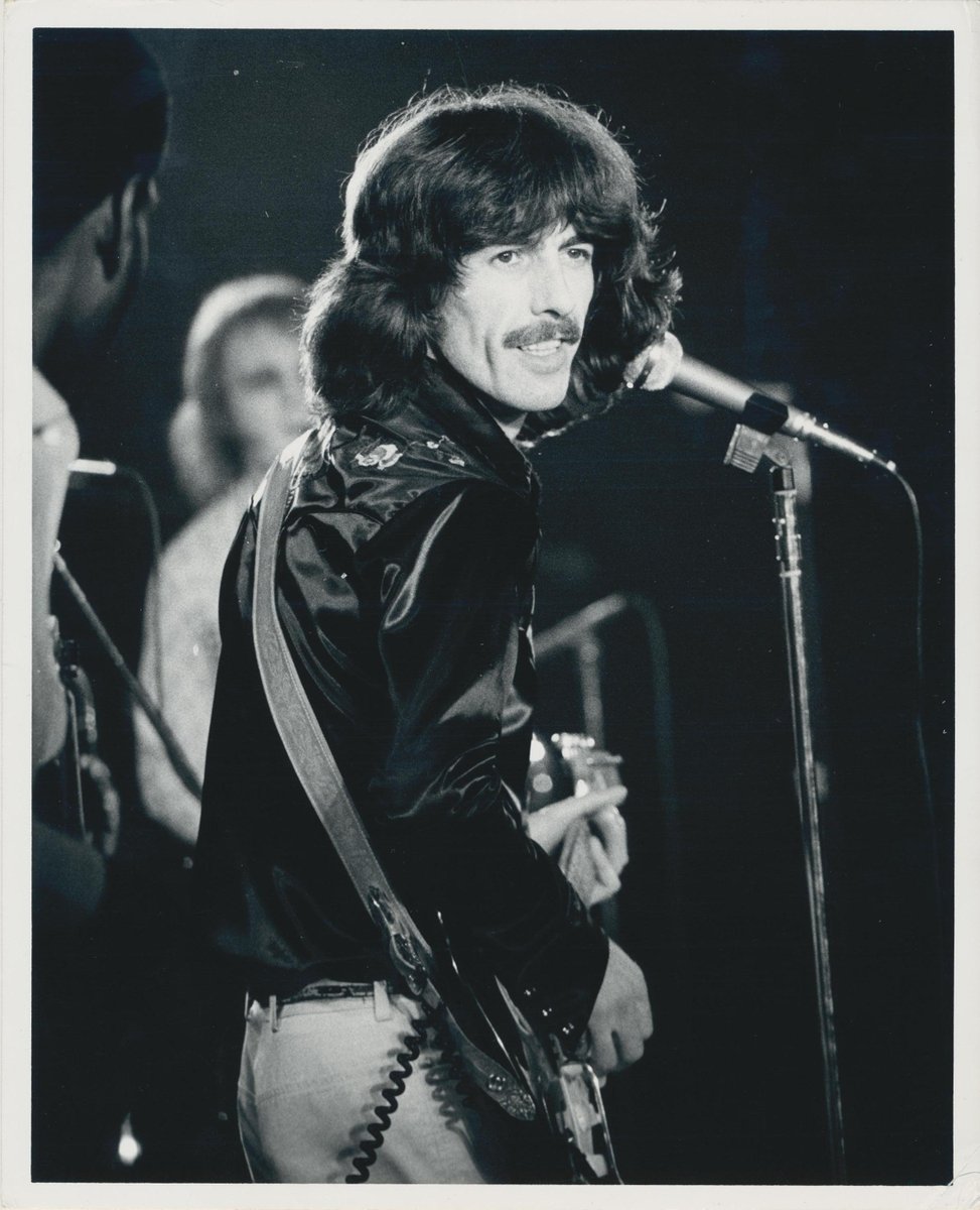 Henry Grossman, George Harrison on Stage, Black and White Photograph ...