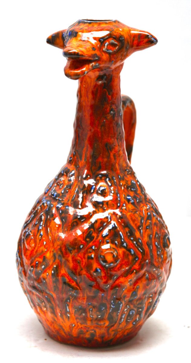 Jasba Vase Vintage W-Germany, 1960s for sale at Pamono