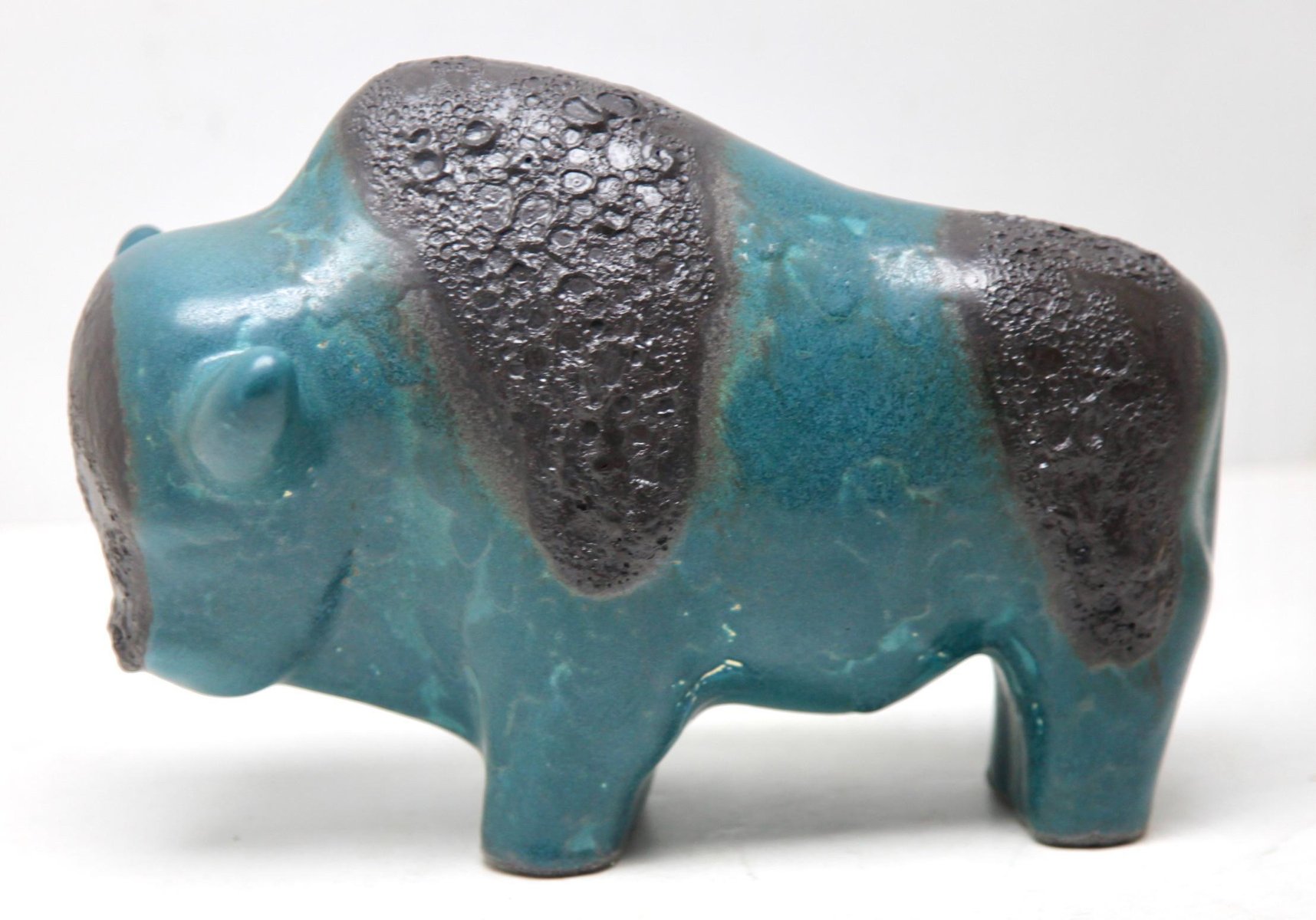 Buffalo Figurine by Otto Gerharz for Otto Keramiek for sale at Pamono