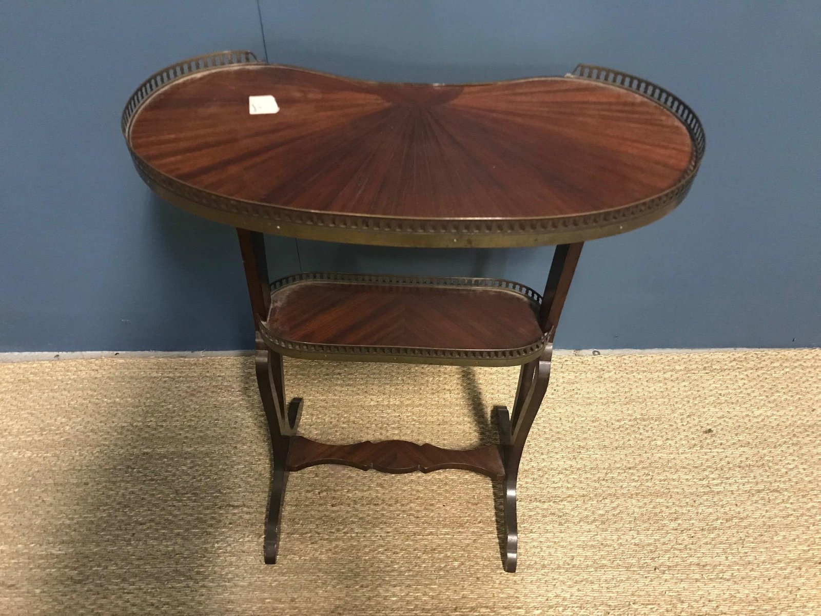 Mahogany Gallery Roofing Table for sale at Pamono