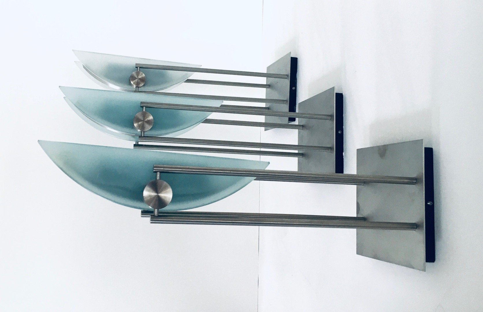 Postmodern Architectural Wall Lamps by Moonlight Design, Belgium 1990s ...