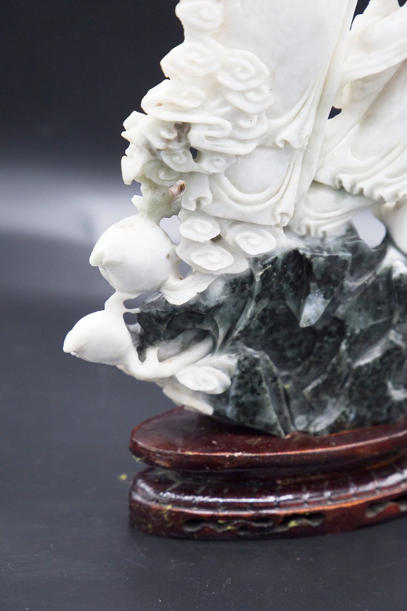 Chinese Jade Statue of a Confucian Sage for sale at Pamono