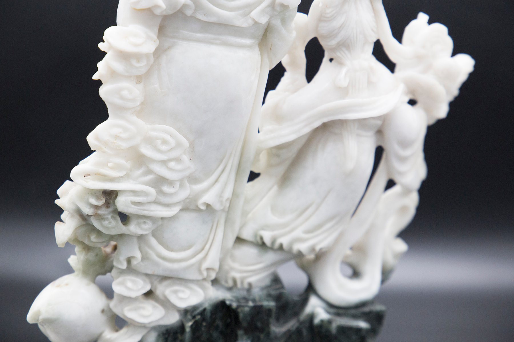 Chinese Jade Statue of a Confucian Sage for sale at Pamono