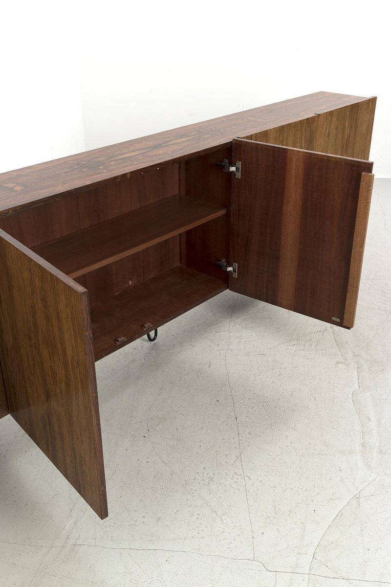 Langes Vintage Sideboard aus Palisander bei Pamono kaufen