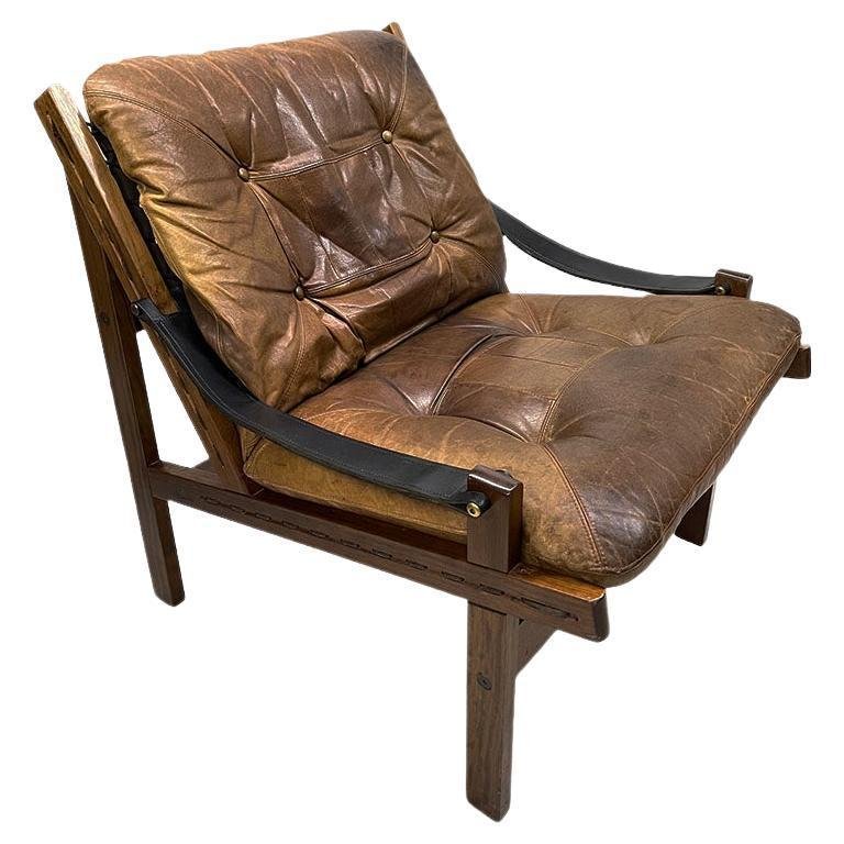 Hunter Chair attributed to Torbjørn Devices for Bruksbo Norway, 1960s ...