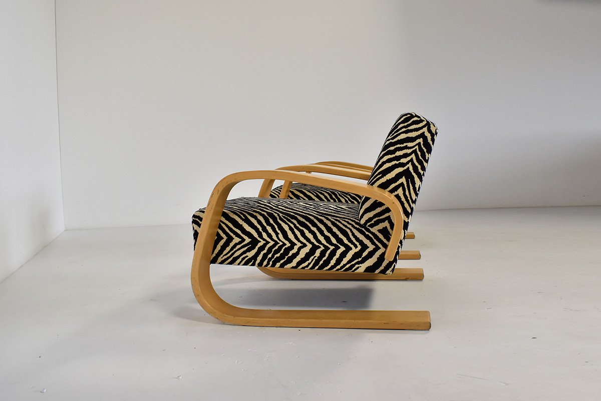 Early Model 400 Tank Lounge Chairs by Alvar Aalto for Artek, Finland, 1960s, Set of 2 for sale ...