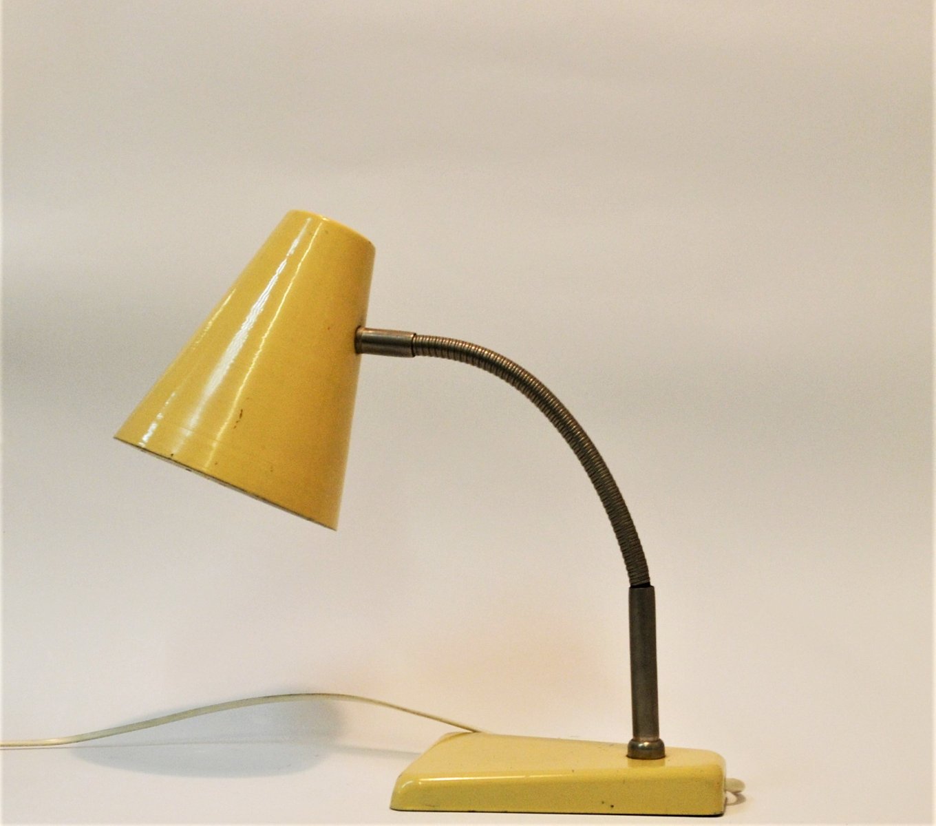 Yellow Desk Lamp from Zaosc Poland, 1970s for sale at Pamono