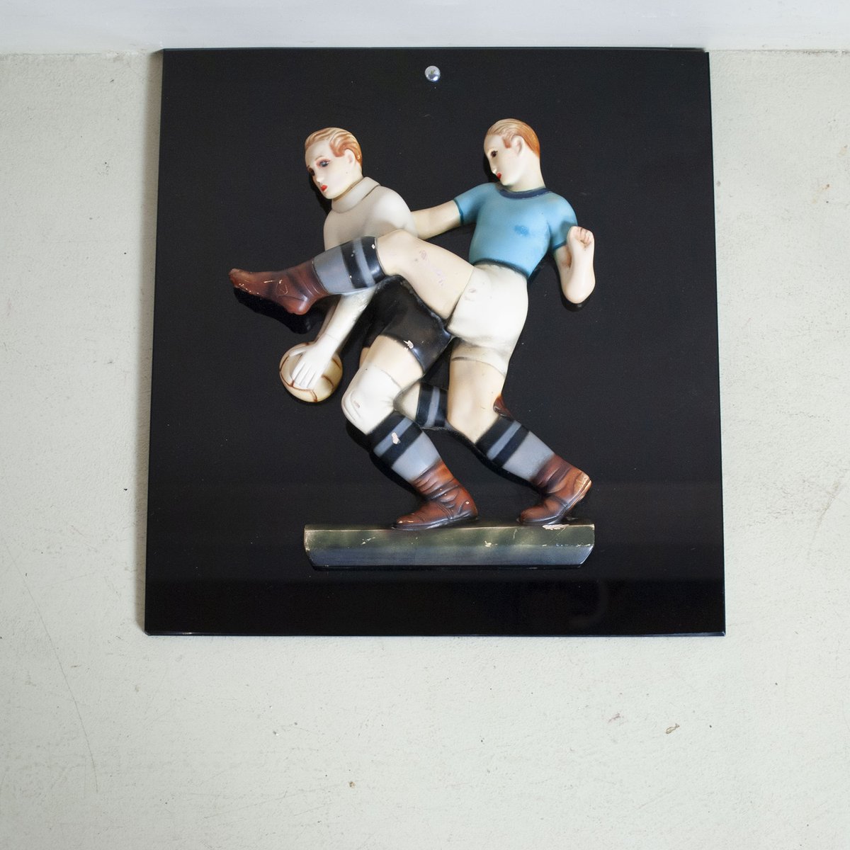 Ceramic Bas-Relief Depicting Soccer Players by Enrica Robecchi for ...