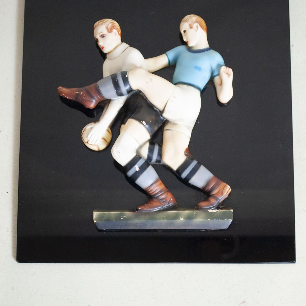 Ceramic Bas-Relief Depicting Soccer Players by Enrica Robecchi for ...