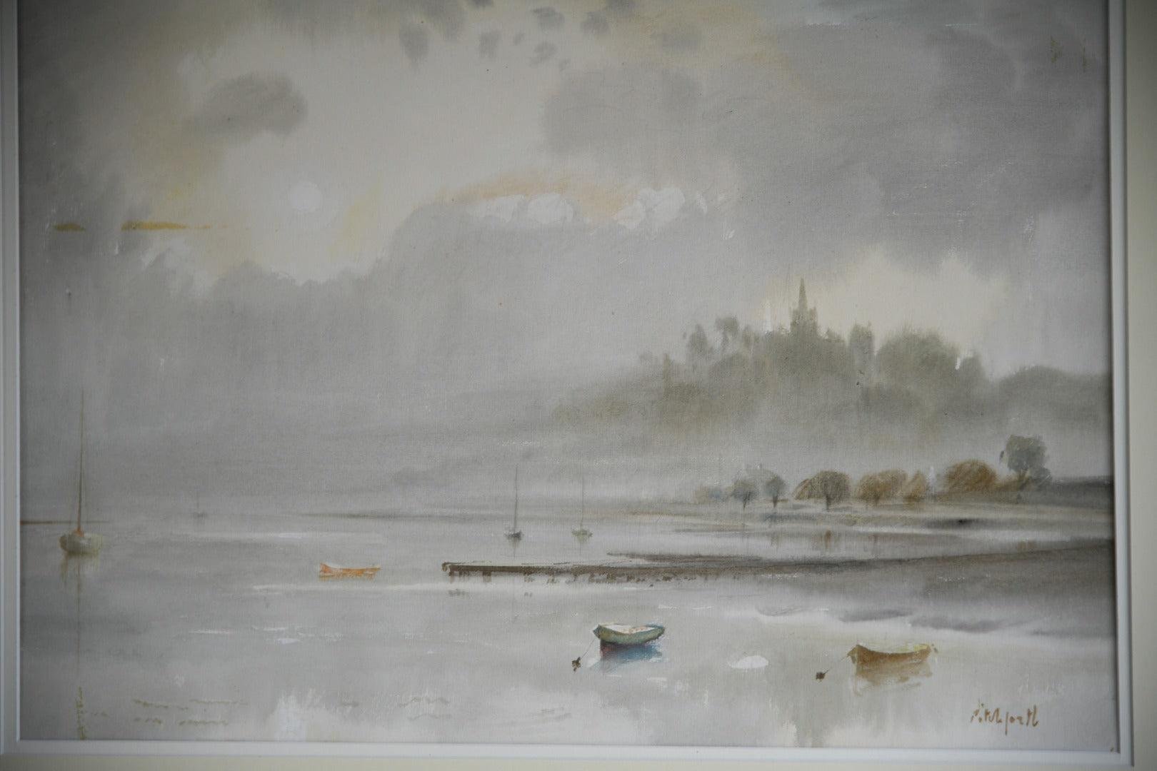 Roland Vivian Pitchforth, Nautical Scene, Watercolour, Framed for sale ...