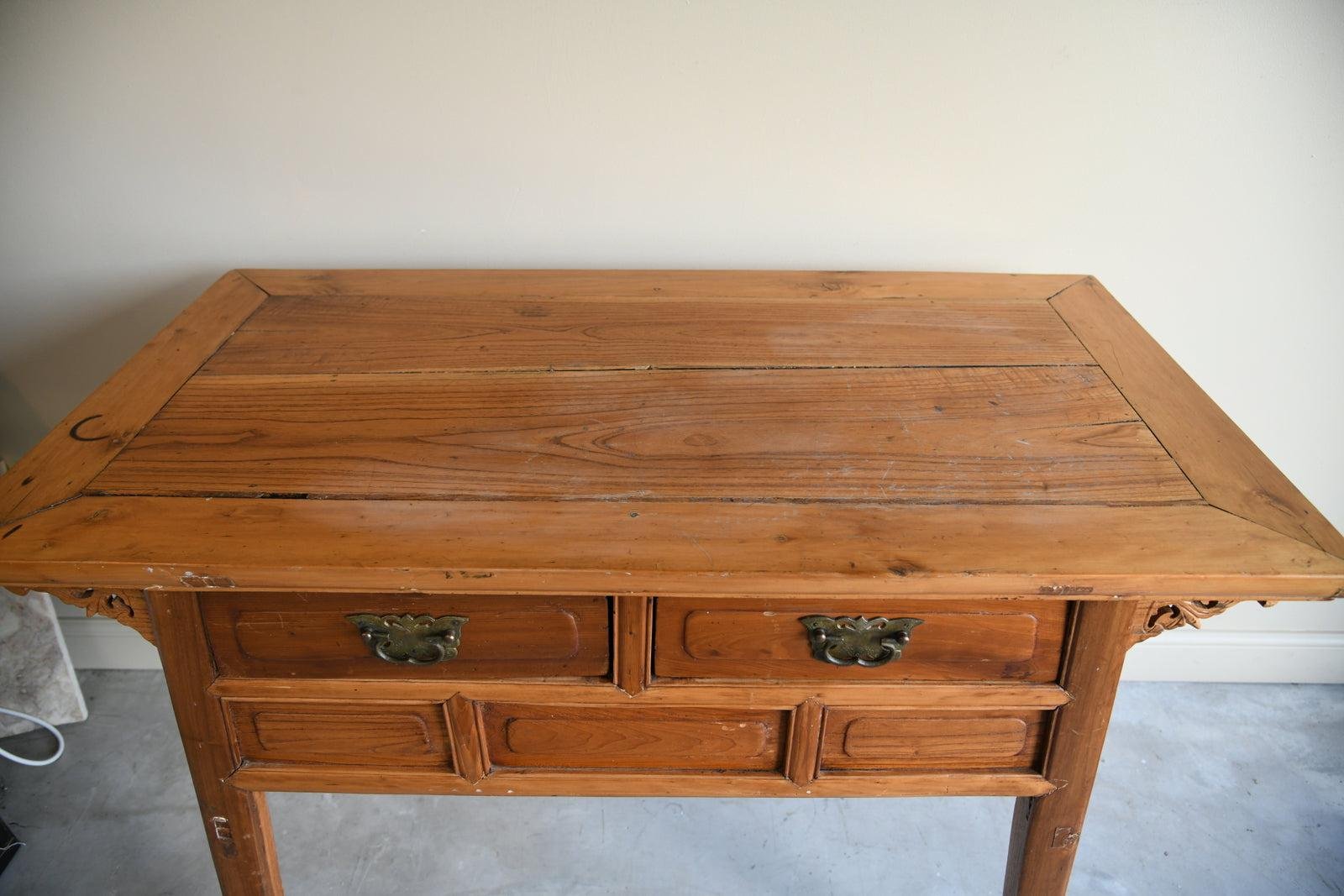 Chinese Wood Console Table for sale at Pamono