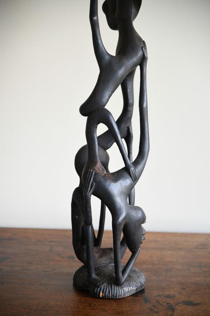 Large Makonde Shetani Wood Sculpture for sale at Pamono