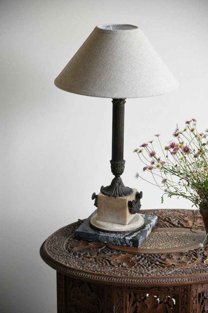 Classical Style Marble Table Lamp for sale at Pamono