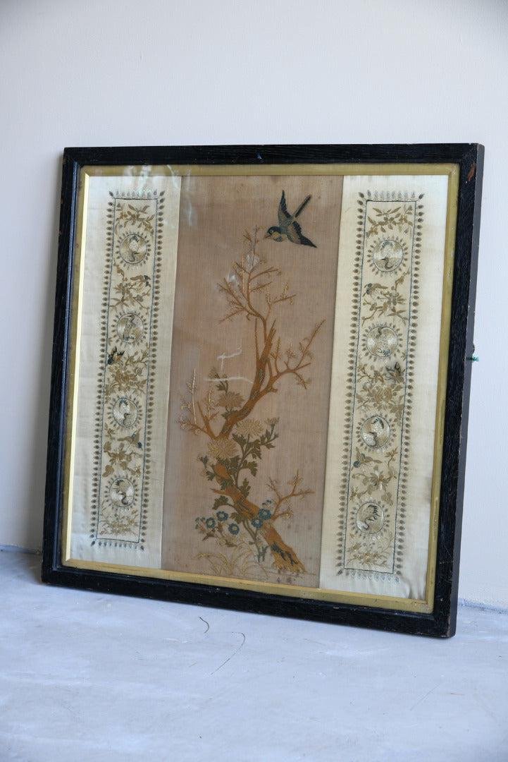 Chinese Silk Embroidered Panel for sale at Pamono