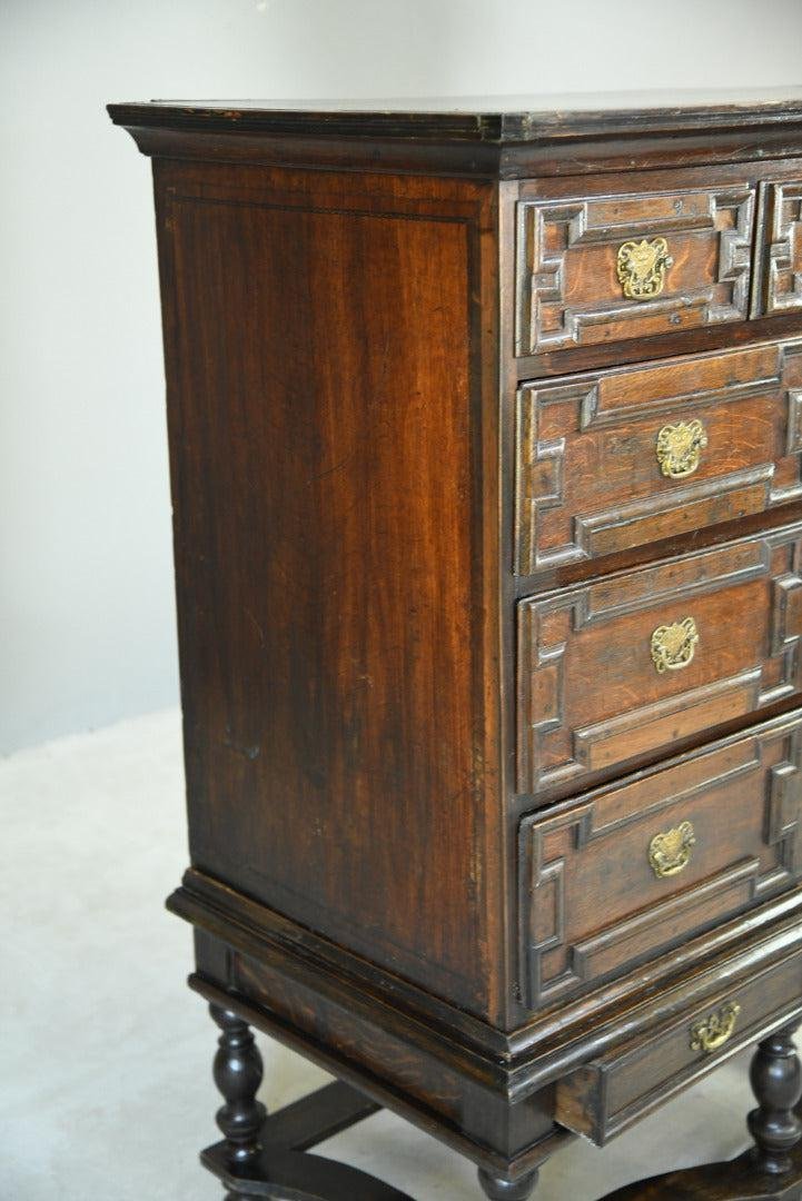 Antique Queen Anne Style Chest on Stand for sale at Pamono