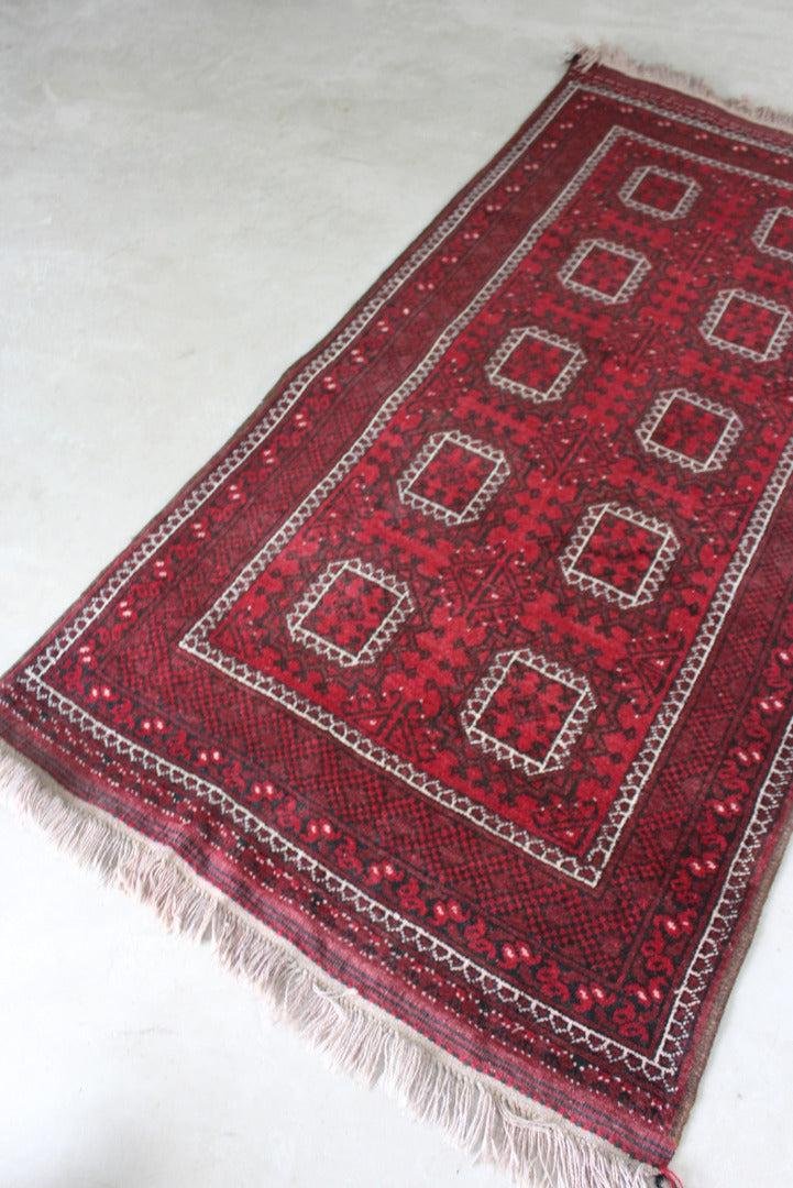 Red Wool Bokhara Rug for sale at Pamono