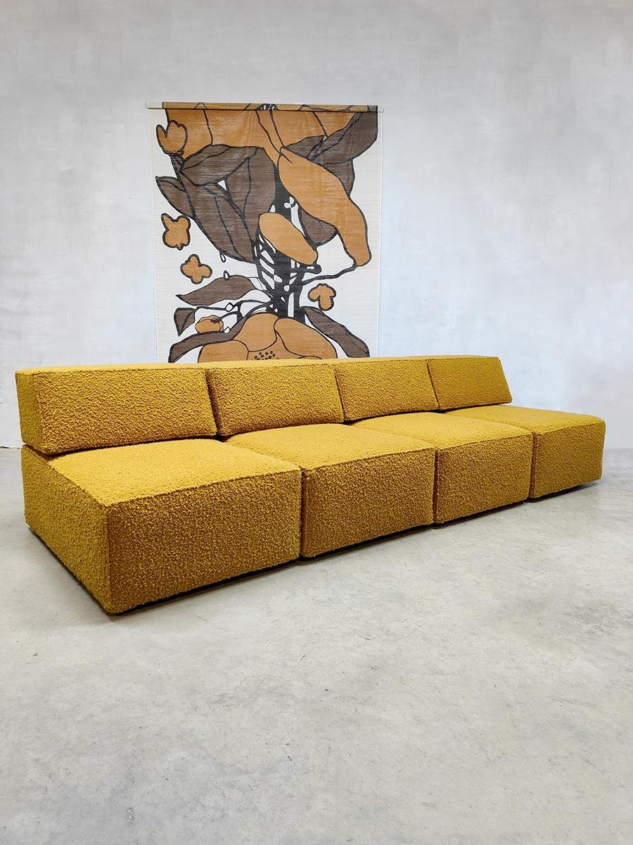 Vintage Yellow Trio Modular Sofa from COR, 1970s, Set of 8 for sale at ...