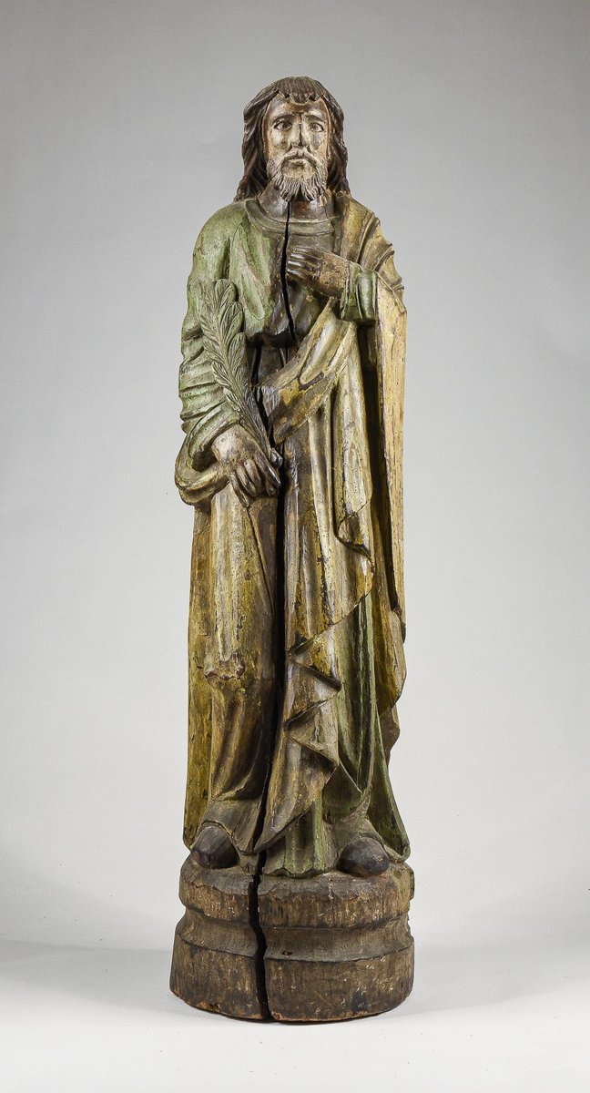 Wooden Statue of Jesus Christ for sale at Pamono
