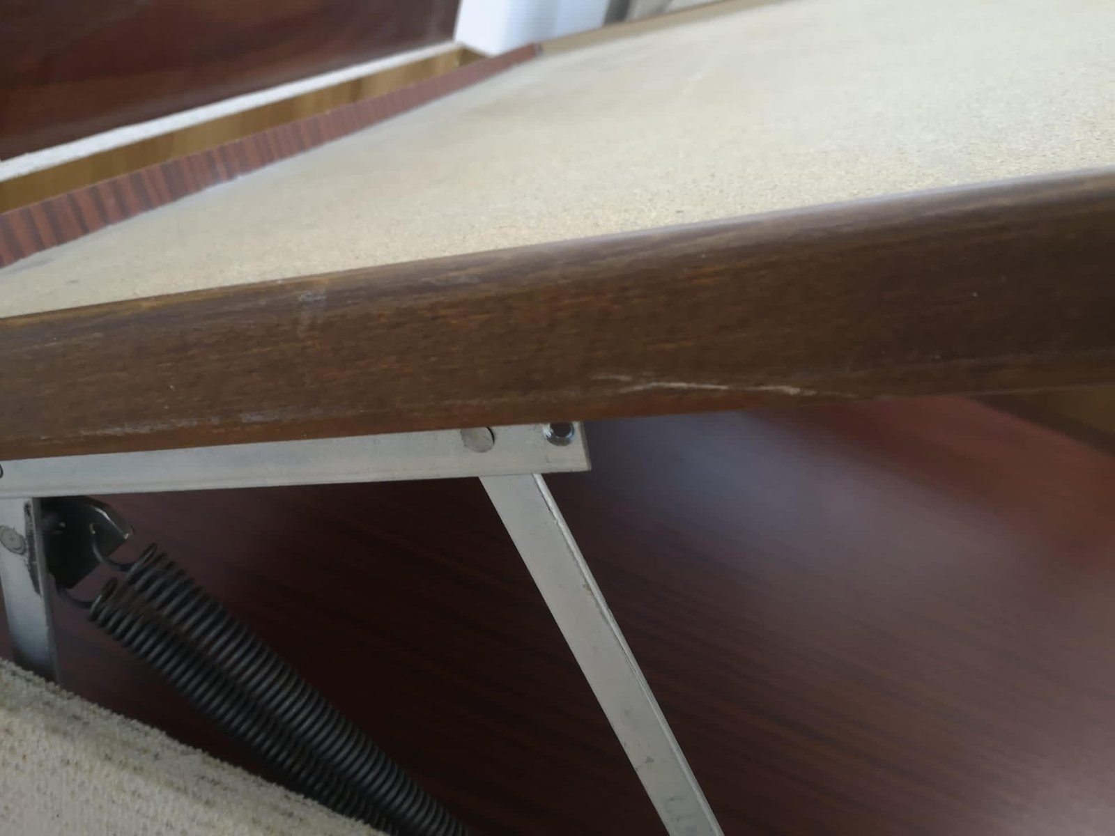 Vintage Mid-Century Bed, Austria, 1960s for sale at Pamono