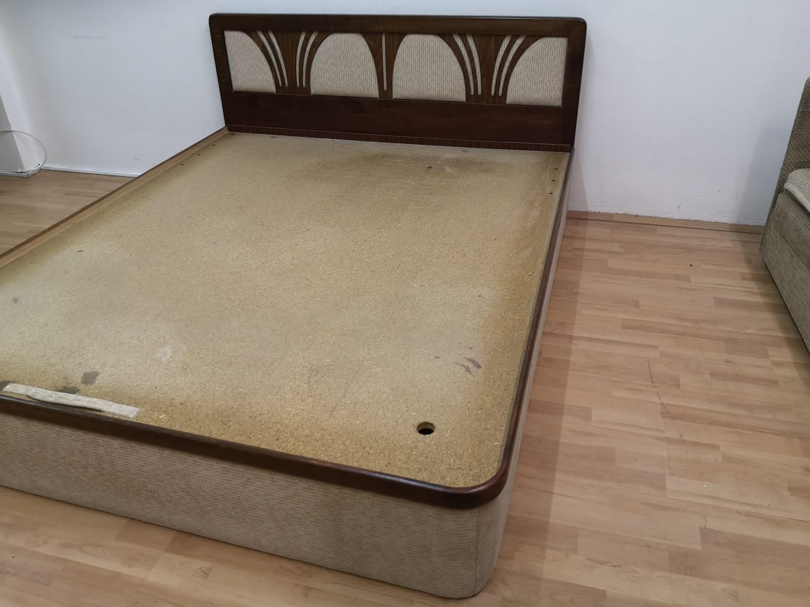 Vintage Mid-Century Bed, Austria, 1960s for sale at Pamono