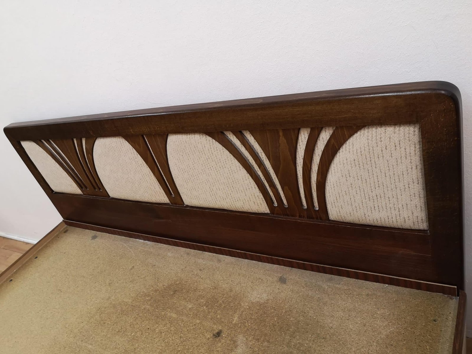 Vintage Mid-Century Bed, Austria, 1960s for sale at Pamono