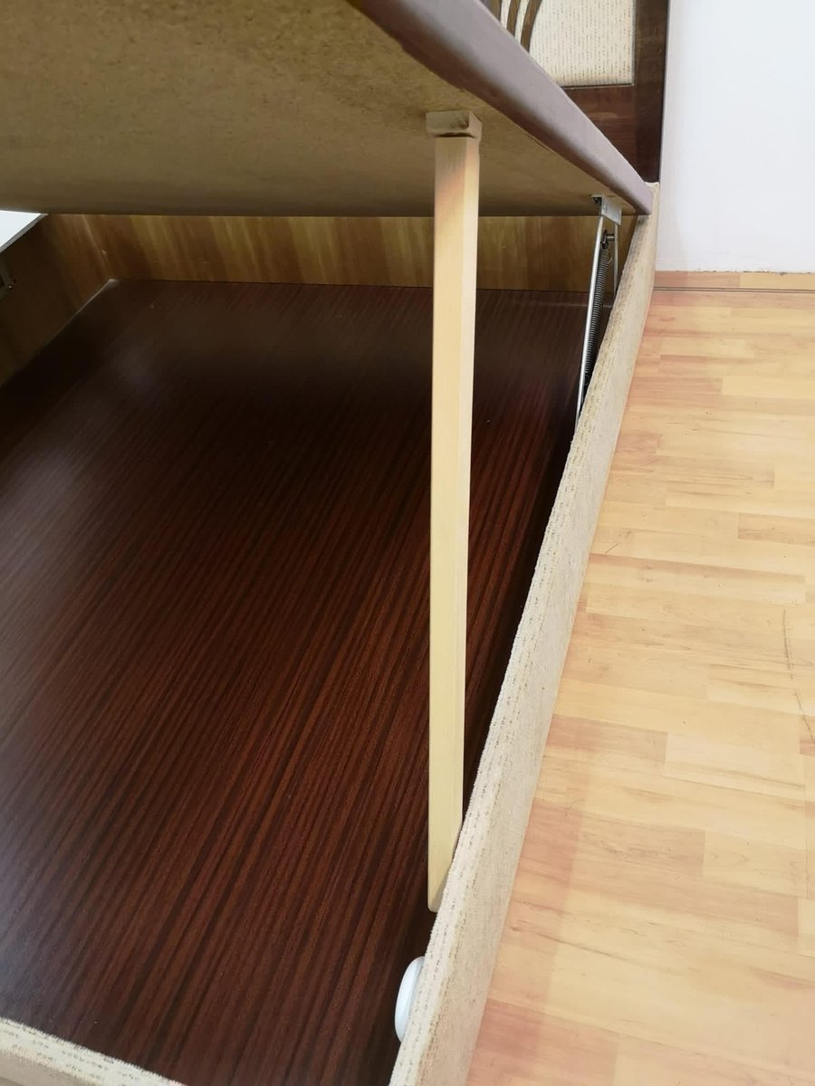 Vintage Mid-Century Bed, Austria, 1960s for sale at Pamono