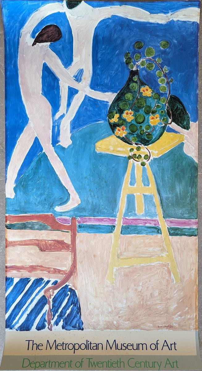 Cartel Vintage Matisse The Metropolitan Museum, 1980er bei Pamono kaufen