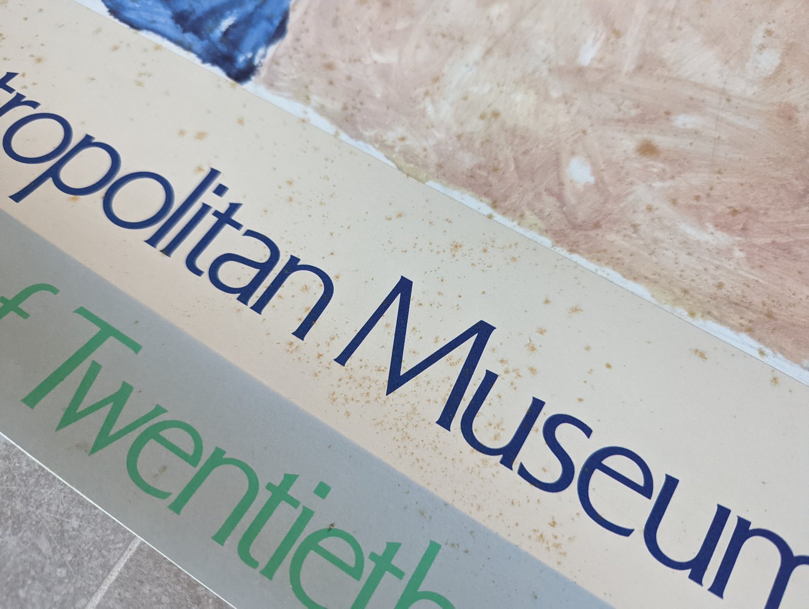 Cartel Vintage Matisse The Metropolitan Museum, 1980er bei Pamono kaufen