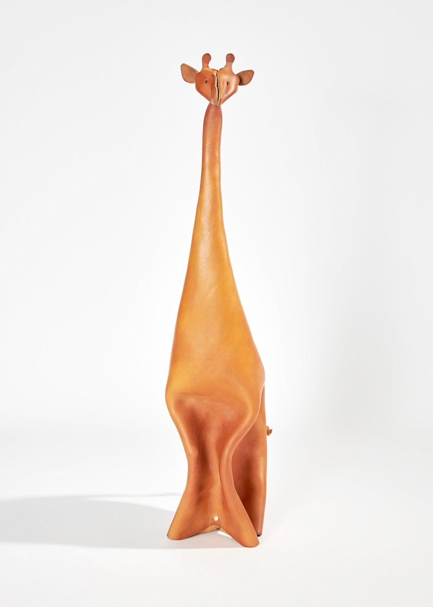 One Piece Giraffe Hugh / Cognac aus Leder von DERU Germany bei Pamono ...