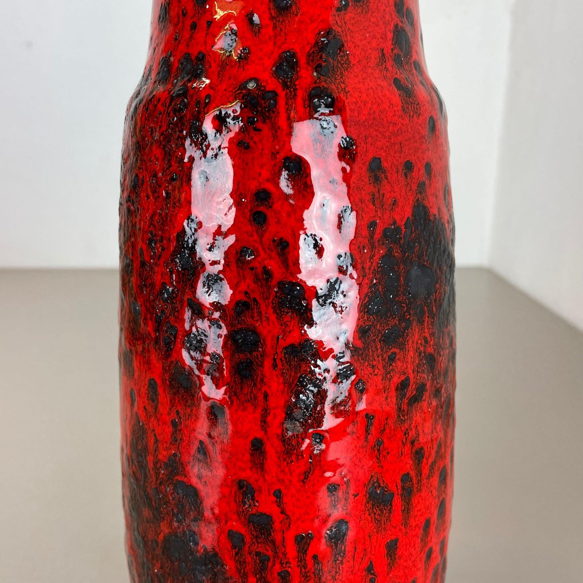 Fat Lava Multi-Color Vase from Scheurich, Germany, 1970s for sale at Pamono
