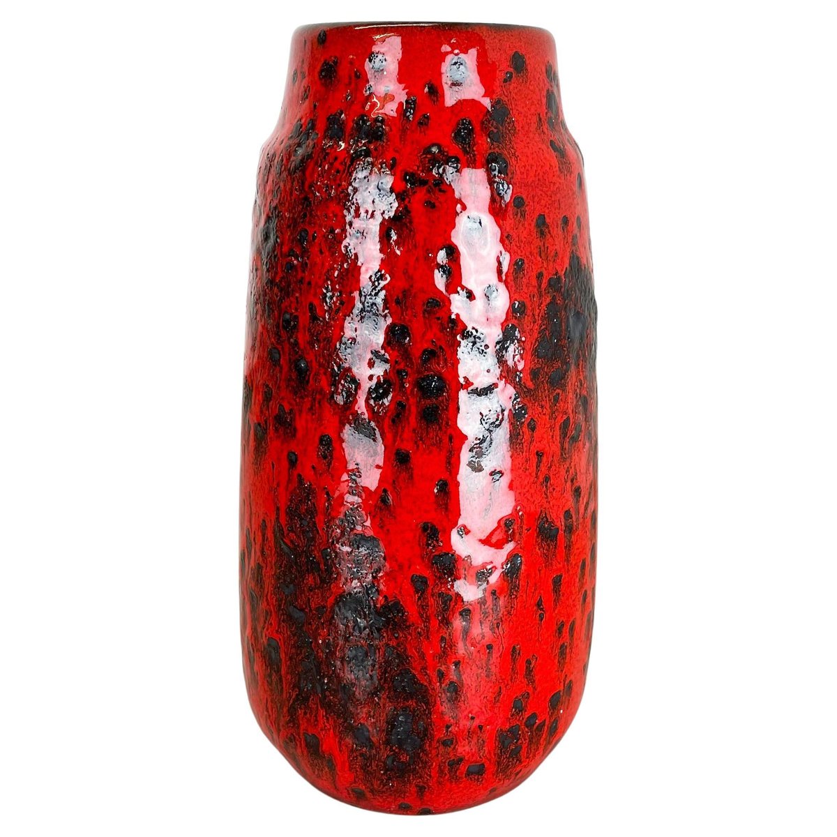 Fat Lava Multi-Color Vase from Scheurich, Germany, 1970s for sale at Pamono