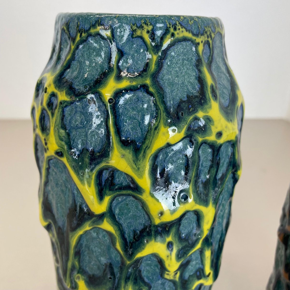 Fat Lava Vases attributed to Scheurich, Germany, 1970s, Set of 2 for ...