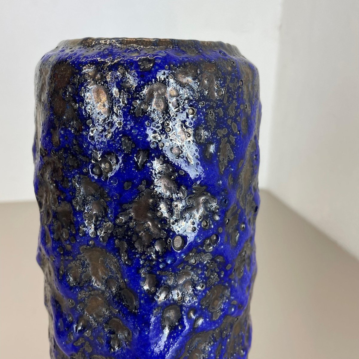 Fat Lava Multi-Color Vase from Scheurich, Germany, 1970s for sale at Pamono