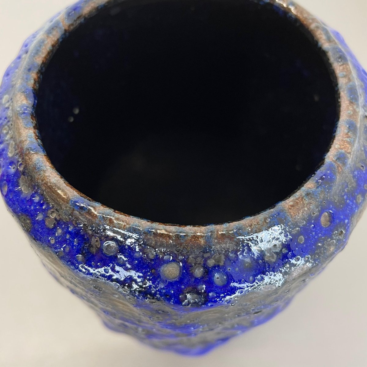 Fat Lava Multi-Color Vase from Scheurich, Germany, 1970s for sale at Pamono