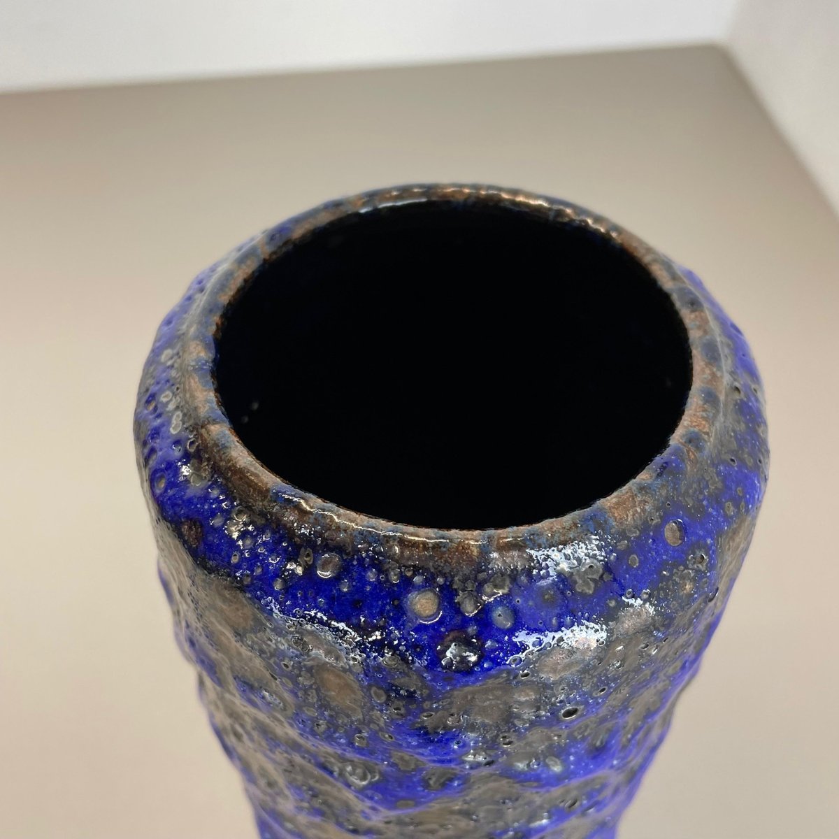 Fat Lava Multi-Color Vase from Scheurich, Germany, 1970s for sale at Pamono