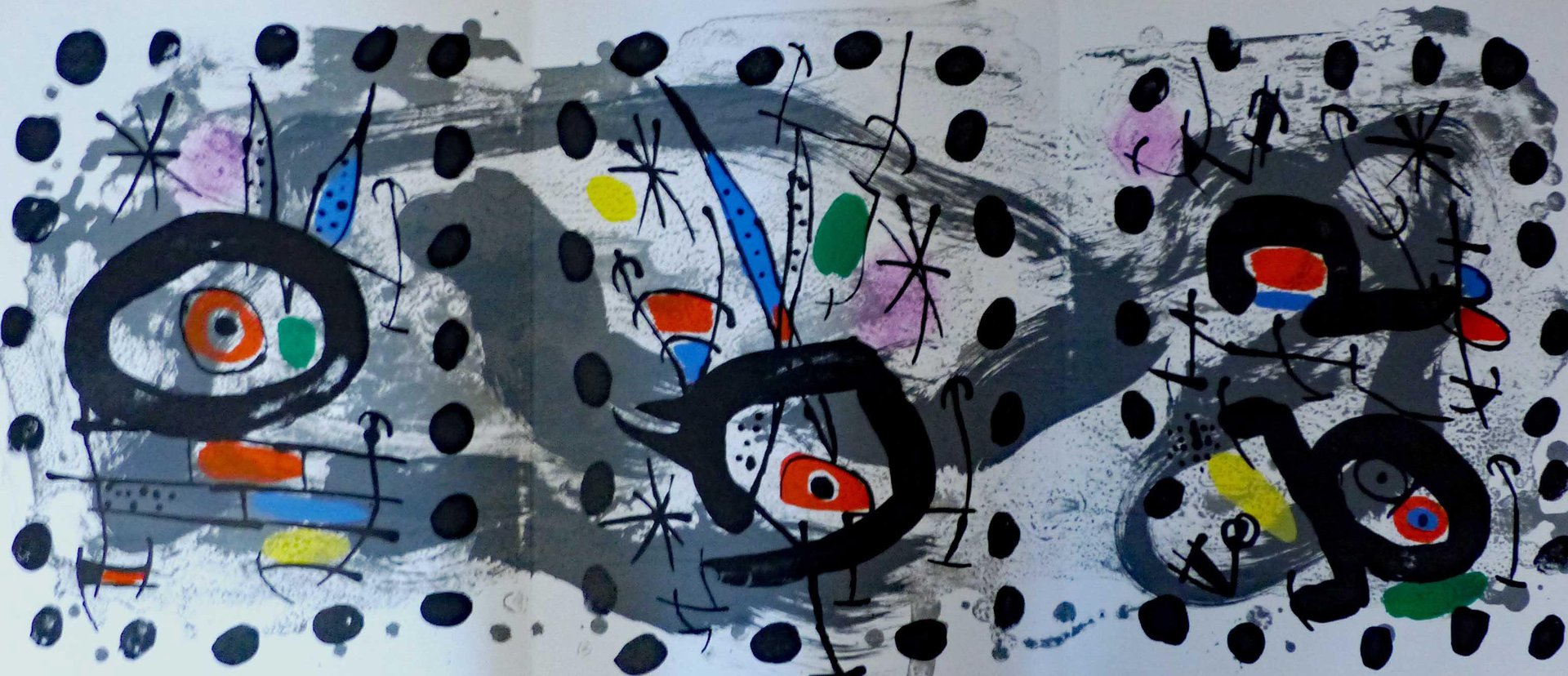 Joan Miro, Solar Bird, Lunar Bird, Sparks, 1967, Original Lithograph ...