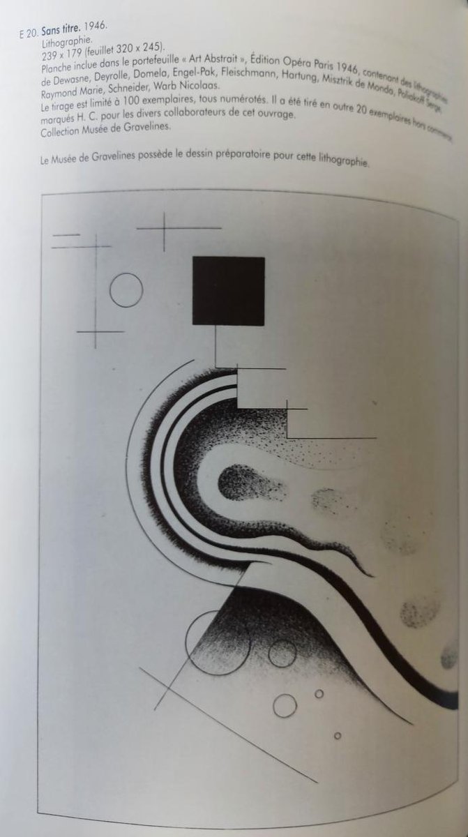 Aimé Félix Del Marle Abstract Composition (1946) Original Lithograph in ...