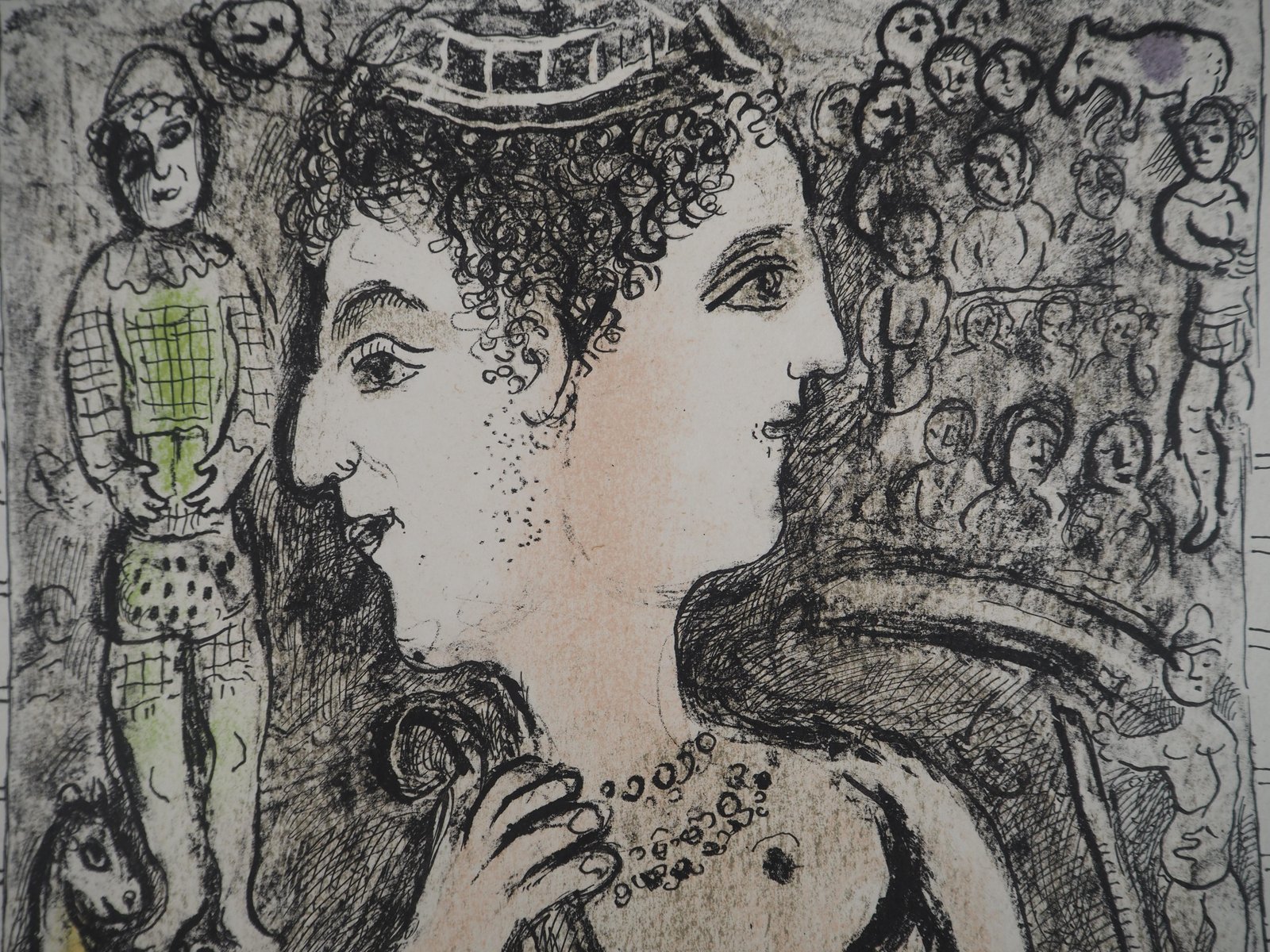 Marc Chagall, The Double Face of the Artist, 1978, Original ...