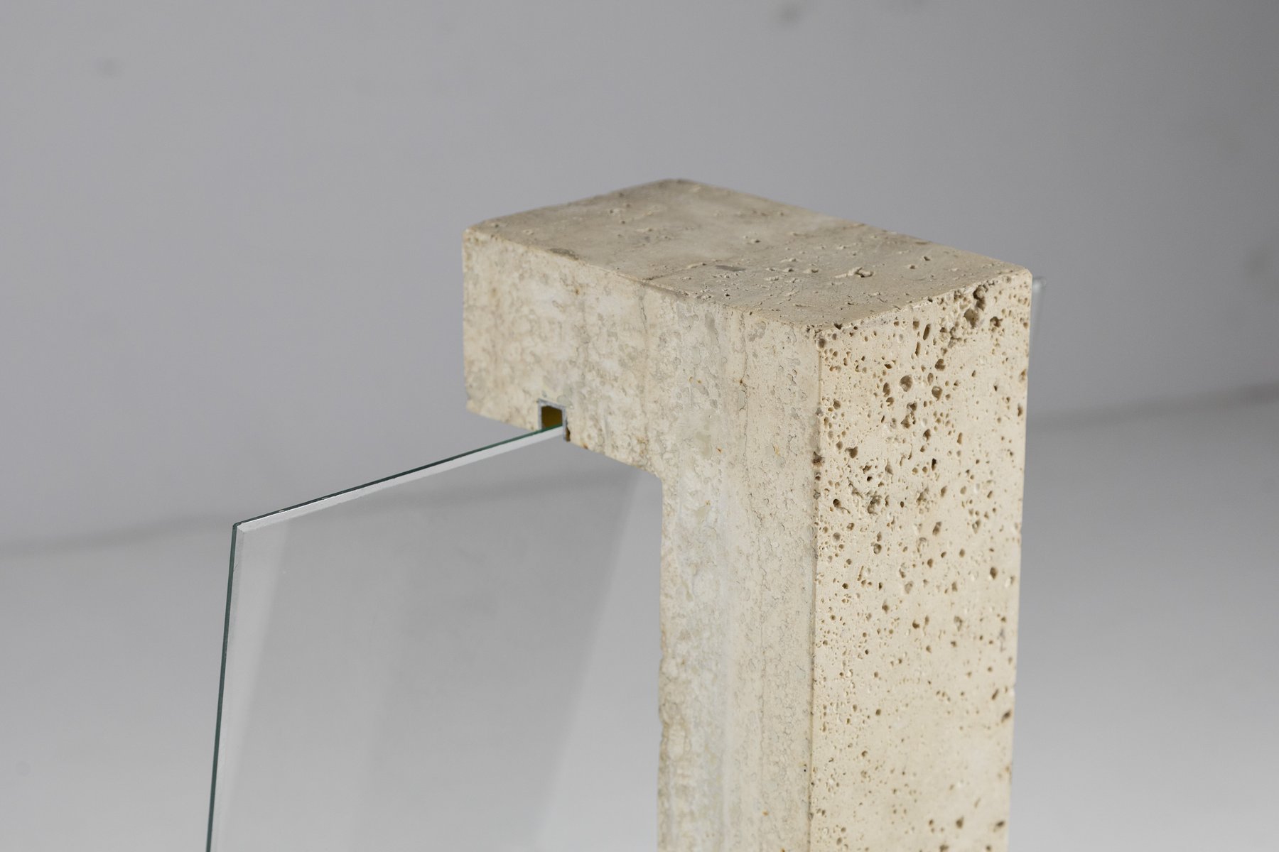 Travertine Photo Frame, 1960s for sale at Pamono