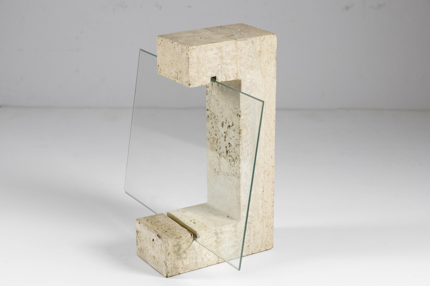 Travertine Photo Frame, 1960s for sale at Pamono