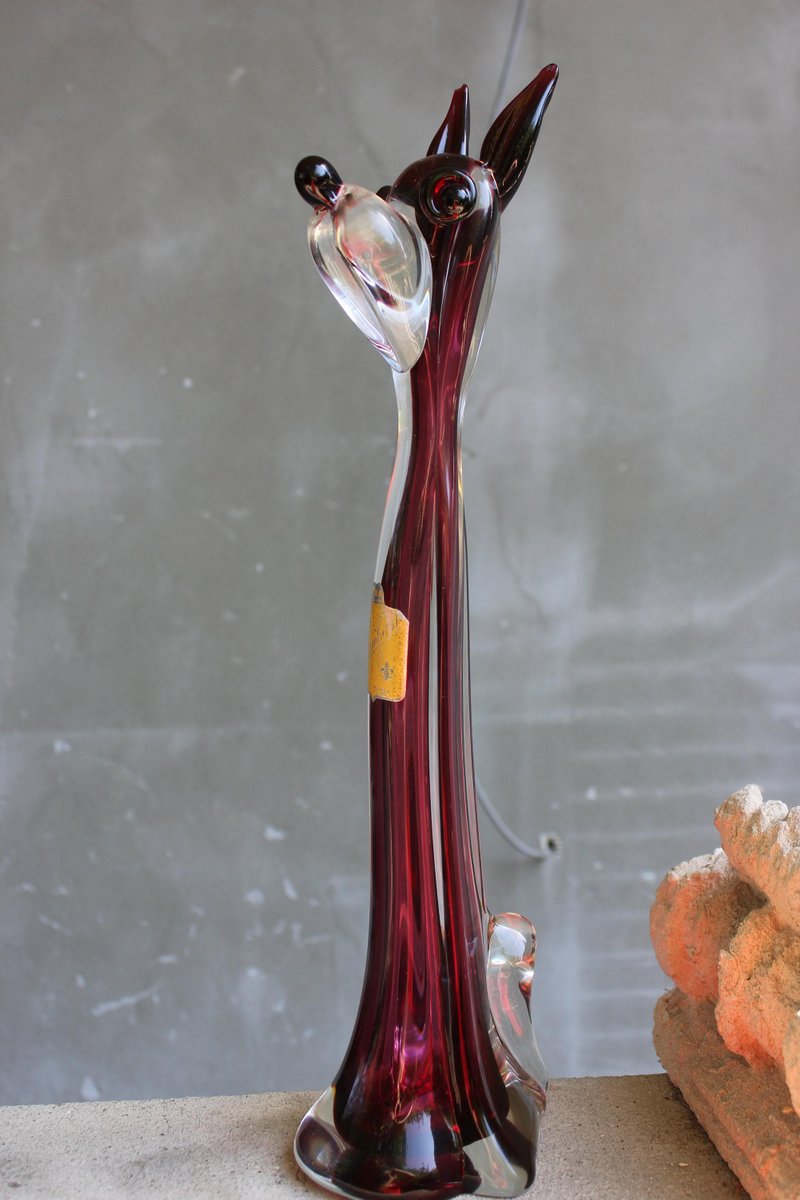 Italian Murano Glass Dog Sculpture by Fratelli Toso, 1970s for sale at ...
